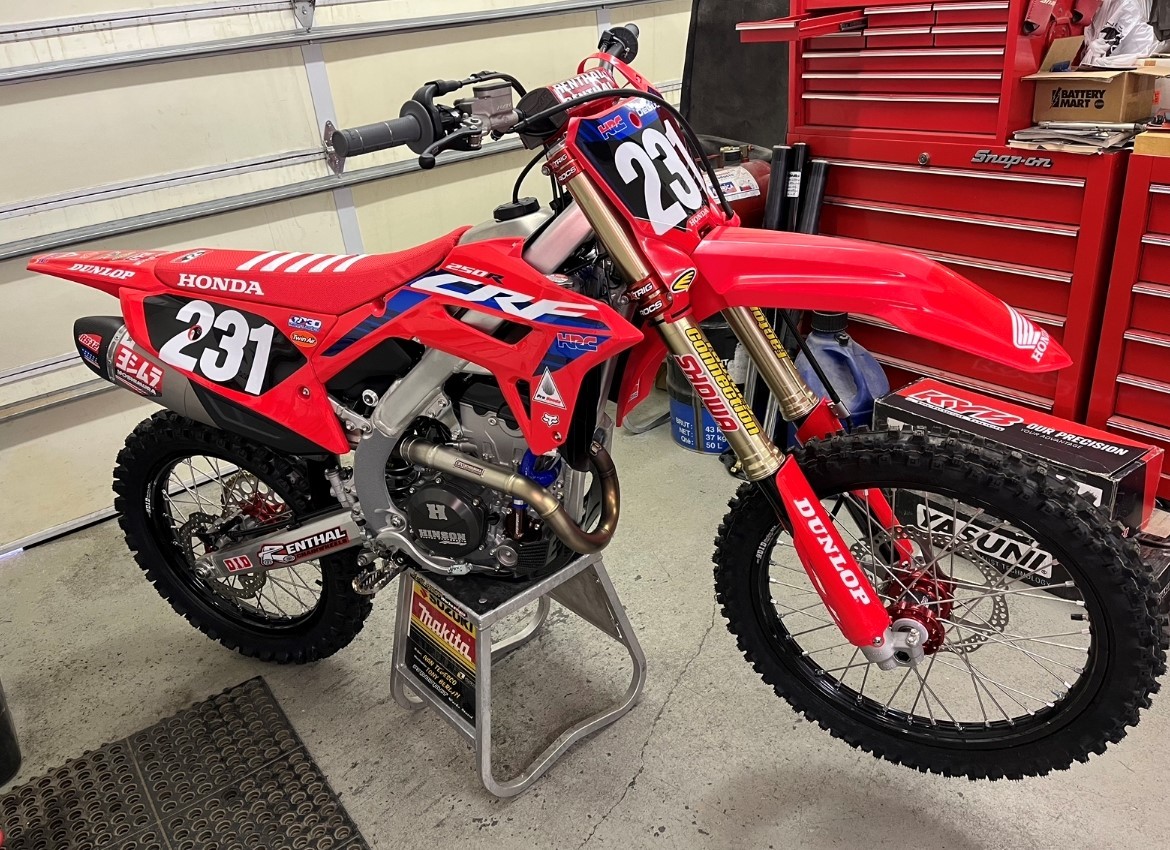 bd's 2022 Honda CRF 250R - bd's Bike Check - Vital MX